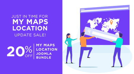 My Maps location, Joomla map search extension