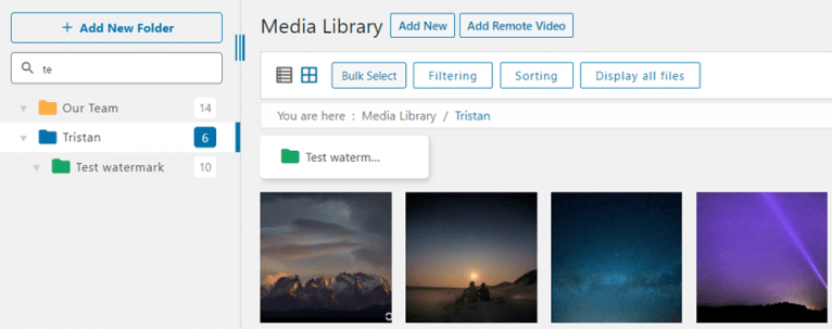 WP Media Folder: Folders and Media
