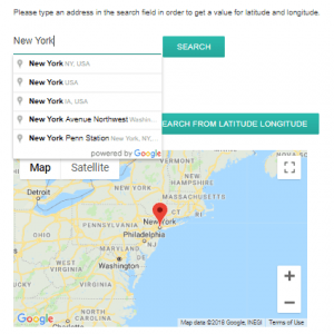 My Maps location: Locations & Categories