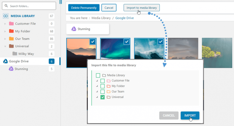 WP Media Folder Addon: Google Drive Integration