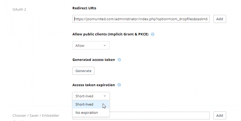 Dropfiles: Dropbox Integration