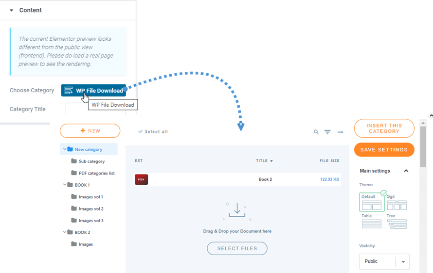 How to manage file downloads using Elementor widgets