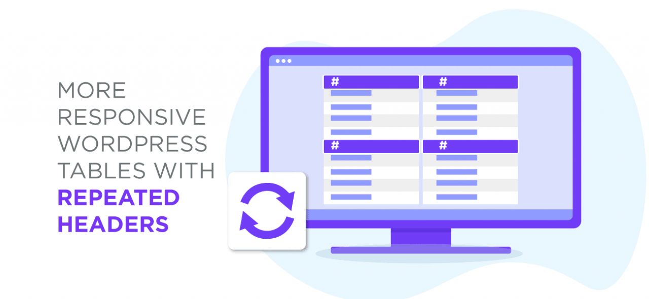 More responsive WordPress tables with repeated headers