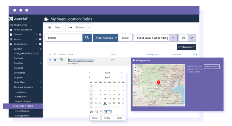 My Maps location, Joomla map search extension
