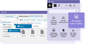 WP Media Folder, Folders in WordPress Media Library