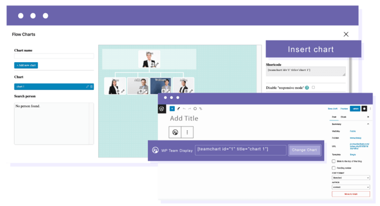 Organization chart WordPress plugin