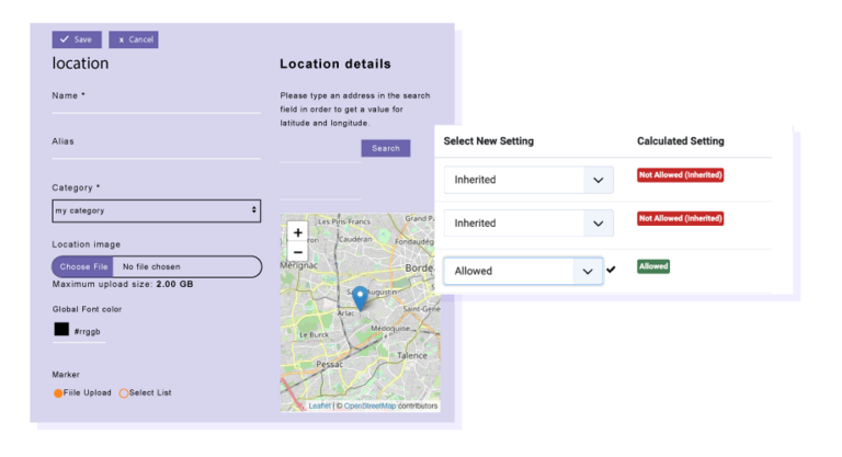 My Maps location, Joomla map search extension